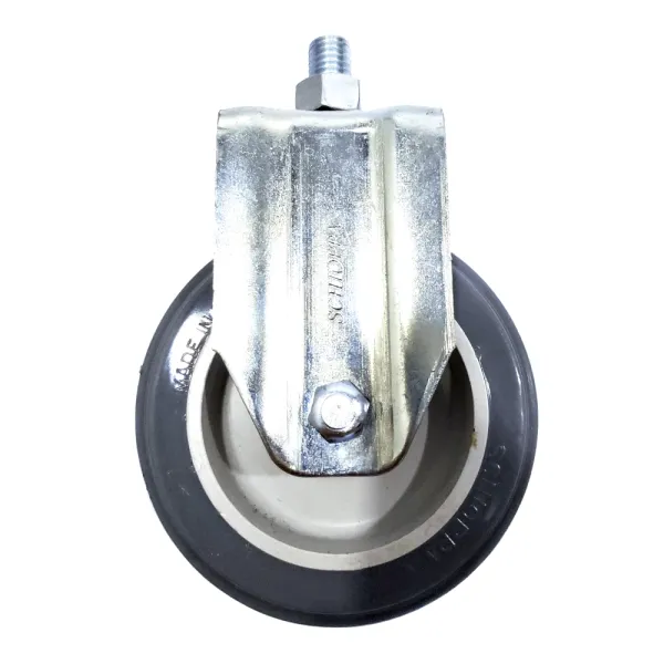 Rodízio Fixo de Espiga Roscada Sem Freio Até 65 kg 4" - Schioppa FL 412 ...